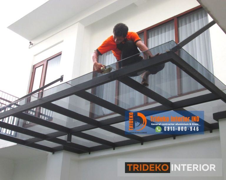 Panduan Fantasi Teknik Pemasangan Atap Kaca 2026 | Trideko